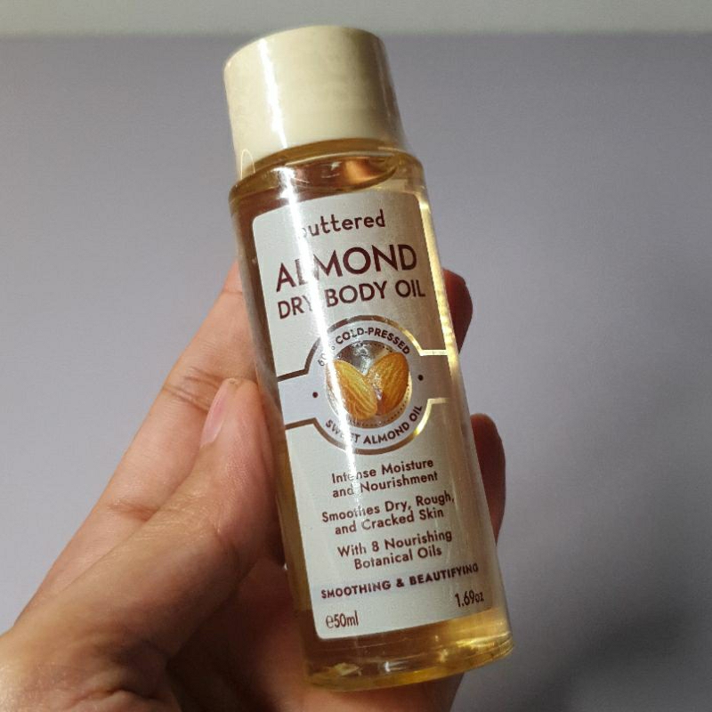 Jual Buttered Almond Dry Body Oil Smoothing & Beautifying 50ml | Shopee ...