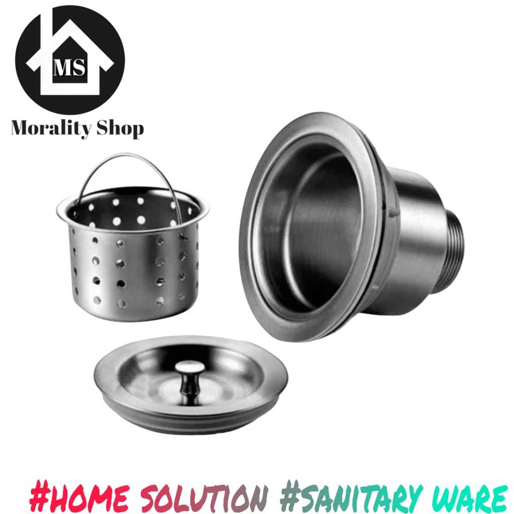 Jual Afur Bak cuci piring full stainless murah + keranjang stainless ...