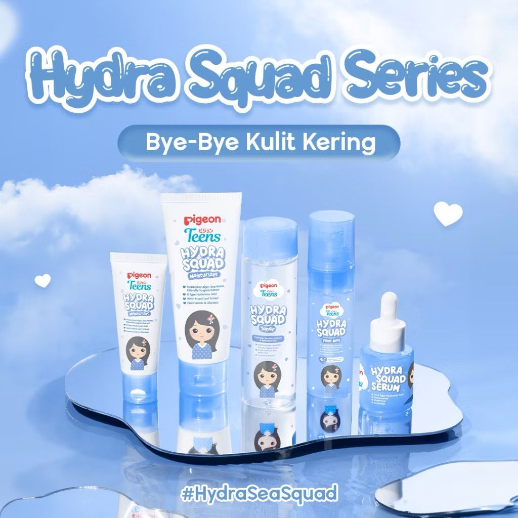 Jual Pigeon Teens HYDRA SQUAD SERIES / Toner / Serum / Moisturizer ...