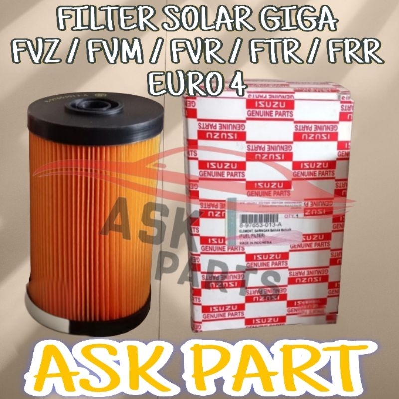 Jual FUEL FILTER SARINGAN SOLAR ISUZU GIGA FVZ FVM FVR FTR FRR EURO 4 8 ...