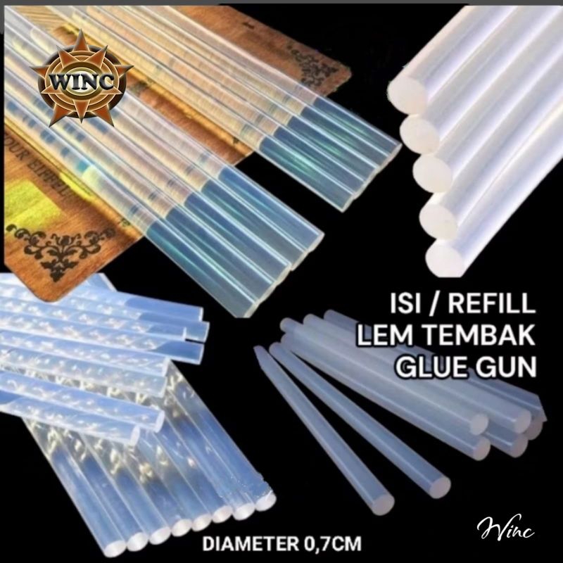 Jual Isi/Refill Lem Tembak Stick Glue Gun Lem Lilin Lem Bakar | Shopee ...