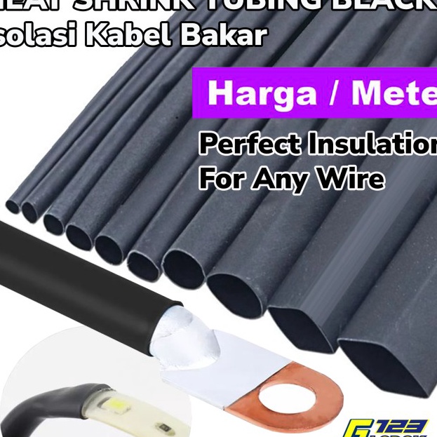 Jual Heat Shrink Kabel Bakar Konektor Penyambung Kabel Isolasi Ukuran ...