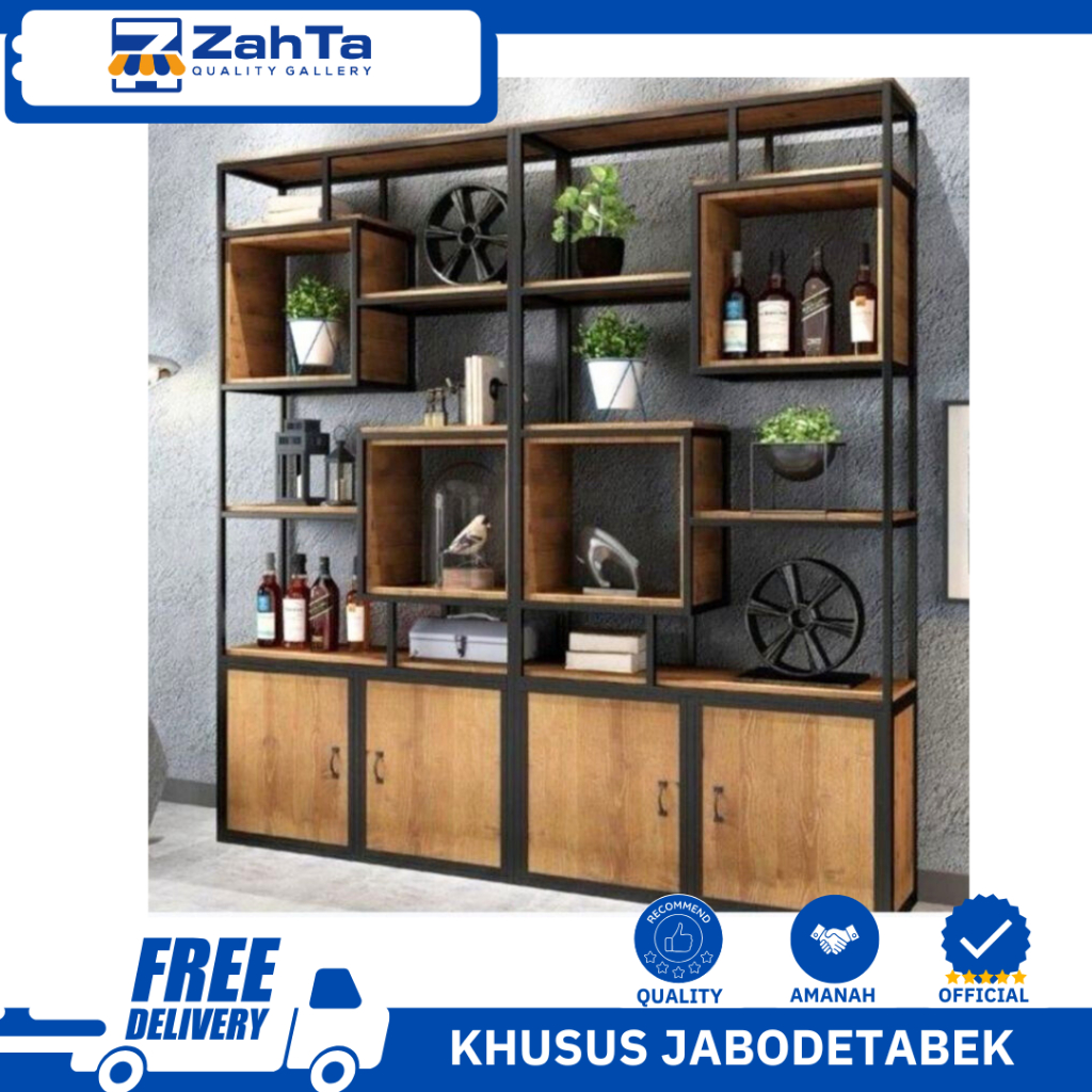 Jual ZAHTA - RAK PARTISI PEMBATAS RUANGAN RAK JUMBO | Shopee Indonesia