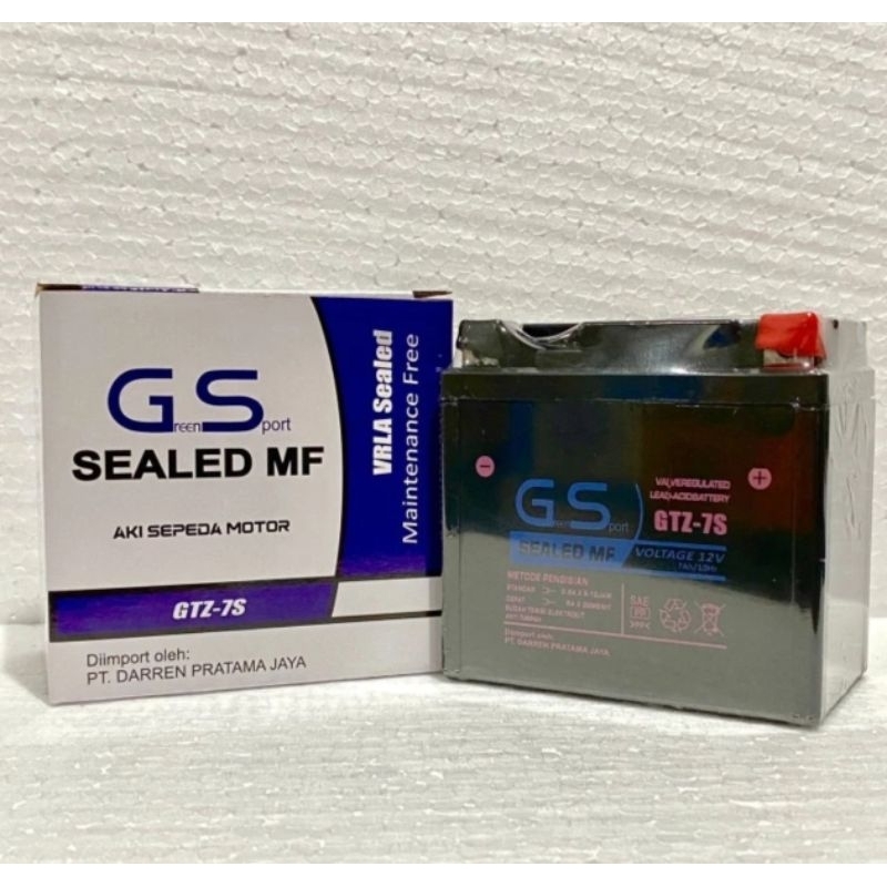 Jual Aki Motor Beat F1 ISS IDLING GTZ7S GS MF Aki Kering | Shopee Indonesia