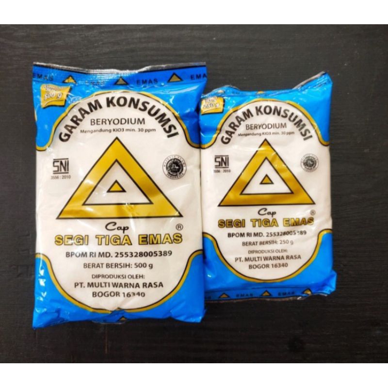 Jual Garam/ Garem segitiga emas 250-500gram | Shopee Indonesia