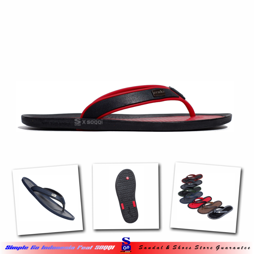 Jual Ando Energy Sandal Jepit Pria Karet Lentur Original Sendal Japit ...