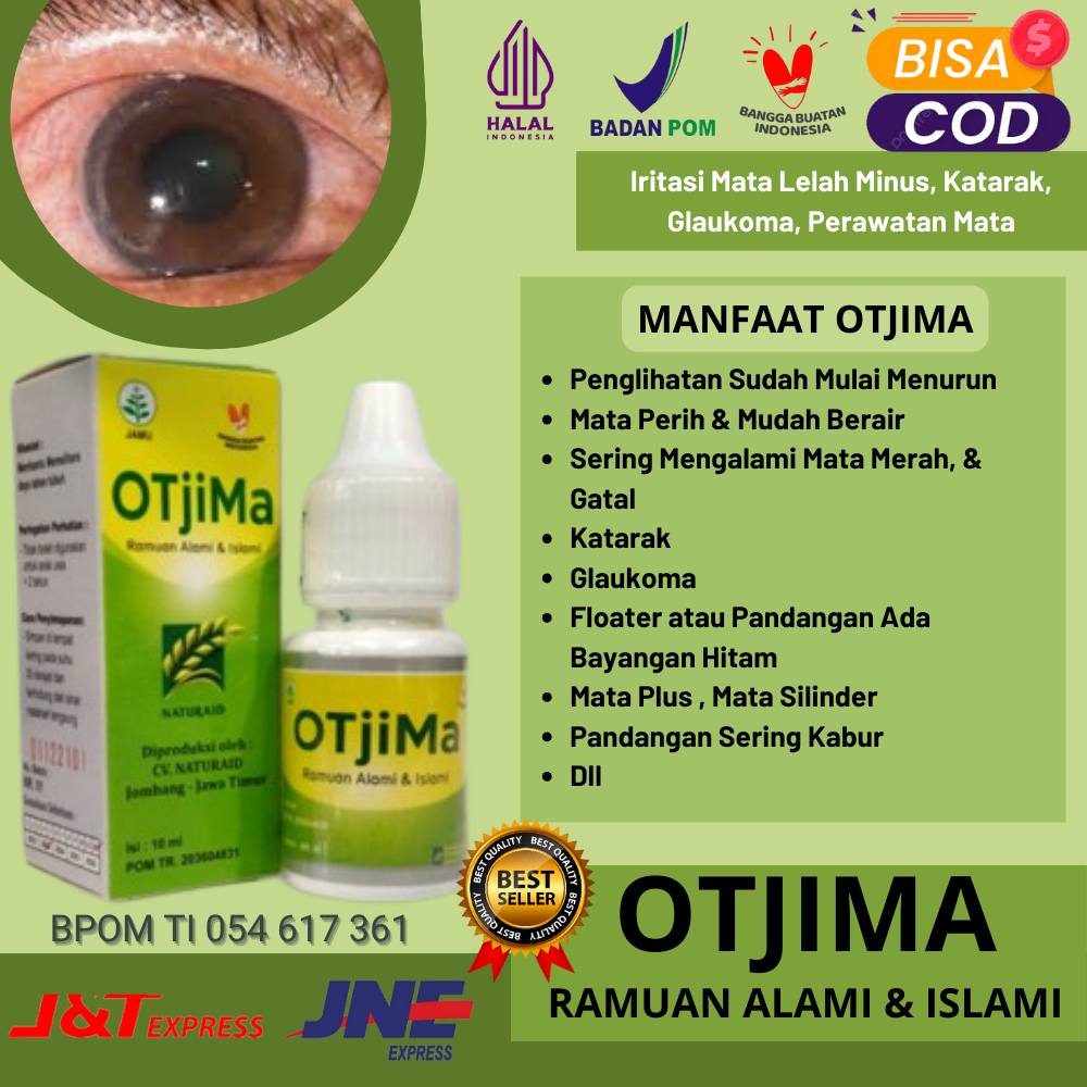 Jual OTEM OTJIMA BPOM Obat Tetes Mata Herbal untuk Iritasi Mata Lelah ...
