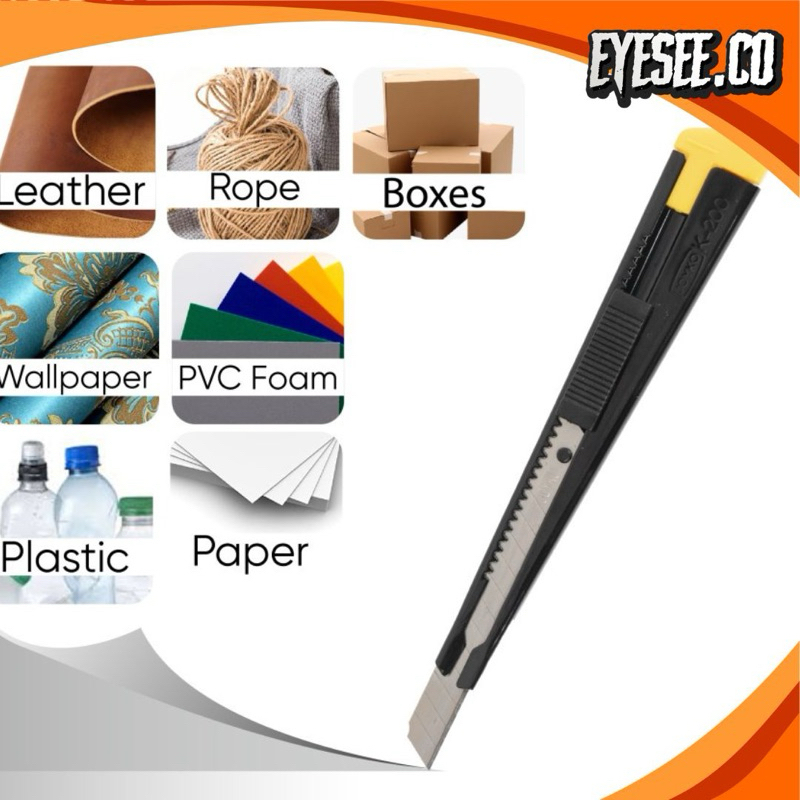 Jual Cutter Besi Hitam Kuning Joyko K200 K 200 Alumnium Cater Silet ...