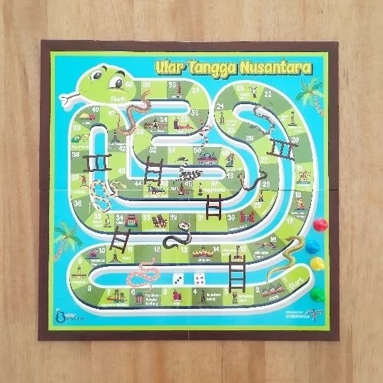 Jual Original Boardgame Ular Tangga Nusantara/Mainan Edukatif | Shopee ...