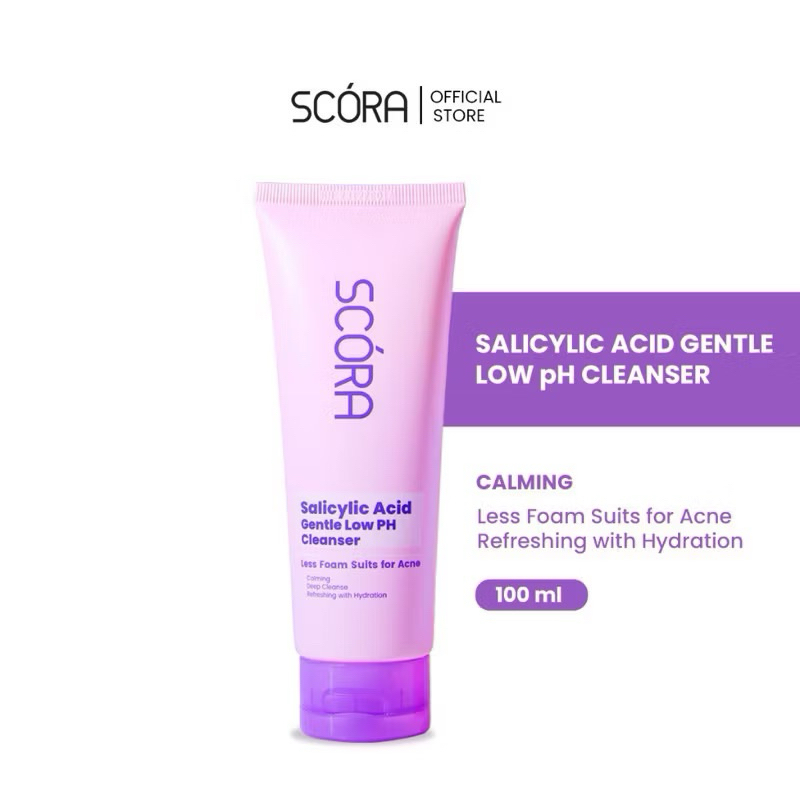 Jual [ SCORA FACIAL WASH SALICYLIC PINK ] SCORA 1% Salicylic Acid ...