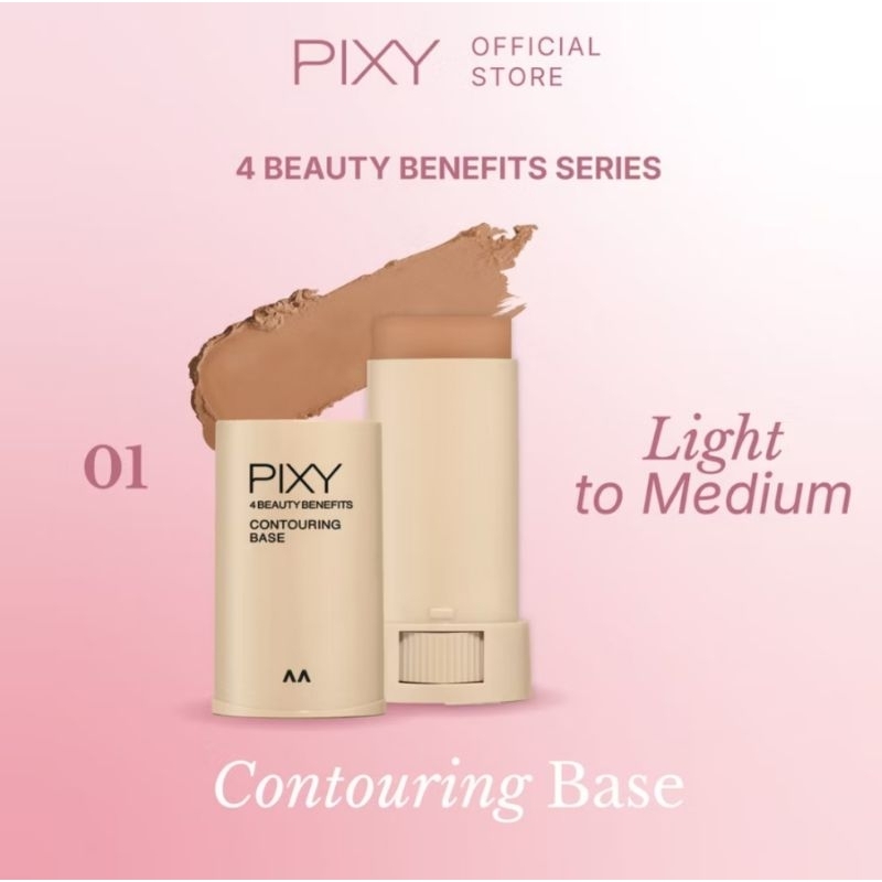 Jual PIXY 4BB CONTOURING BASE 01 ( light to medium) | Shopee Indonesia