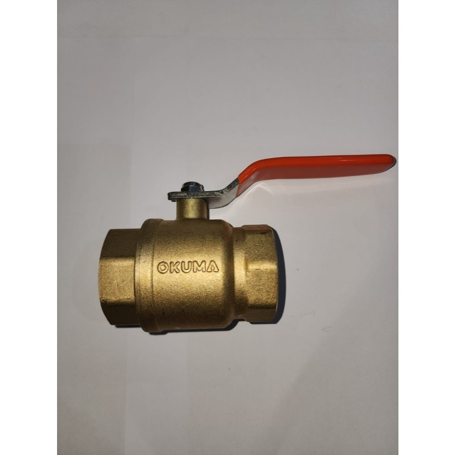 Jual Ball Valve Brass Merk Okuma 1/2 sampai 1-1/2 inch | Shopee Indonesia