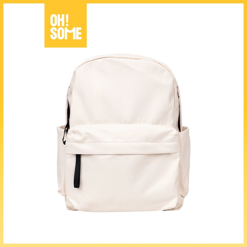 Jual OHSOME - Egradable White/Black Basic Backpack Tas Punggung ...