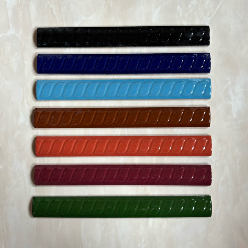 Jual Kuku Macan Keramik / List Keramik / Bon Bon Motif Ulir 20cm ...