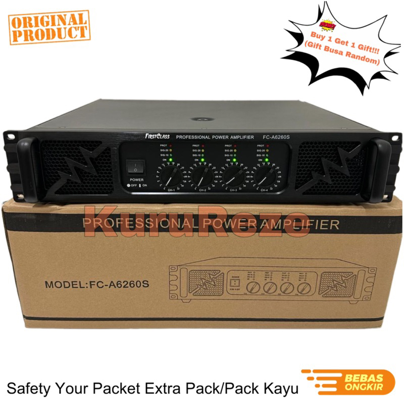 Jual Power Amplifier Firstclass FC A 6260S Original Amplifier fc 6260 s ...