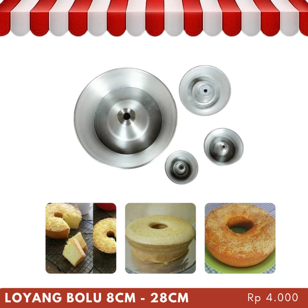 Jual Loyang Bolu Jadul Cetakan Kue Bolu Kukus Bolu Panggang Jadul ...
