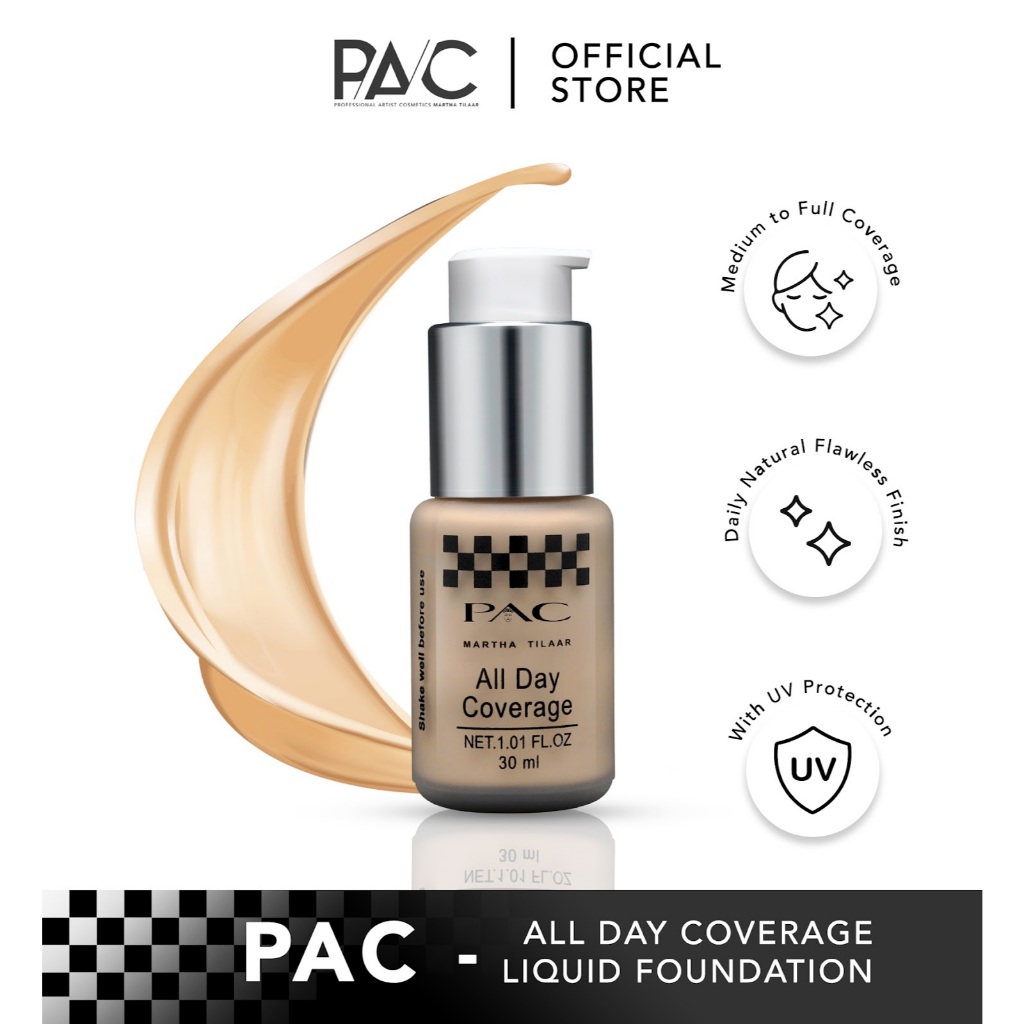 Jual PAC Liquid Foundation New 30 ml | Shopee Indonesia