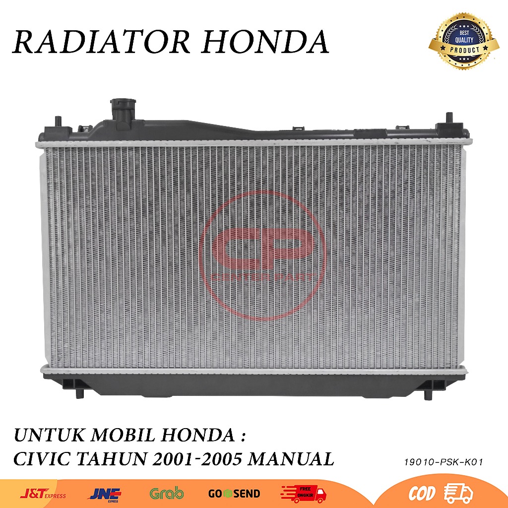 Jual Radiator Mobil Honda Civic Vti Vtis S5a 2001 2002 2003 2004 2005 ...