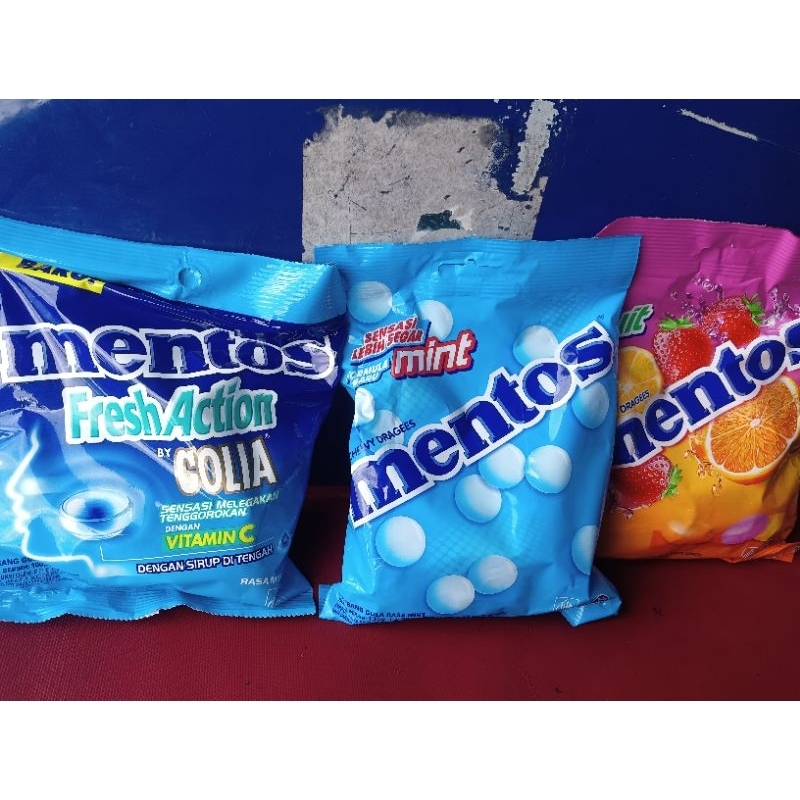 Jual Aneka Permen Alpenliebe / Mentos Rasa Strawberry / Caramel / Mango ...