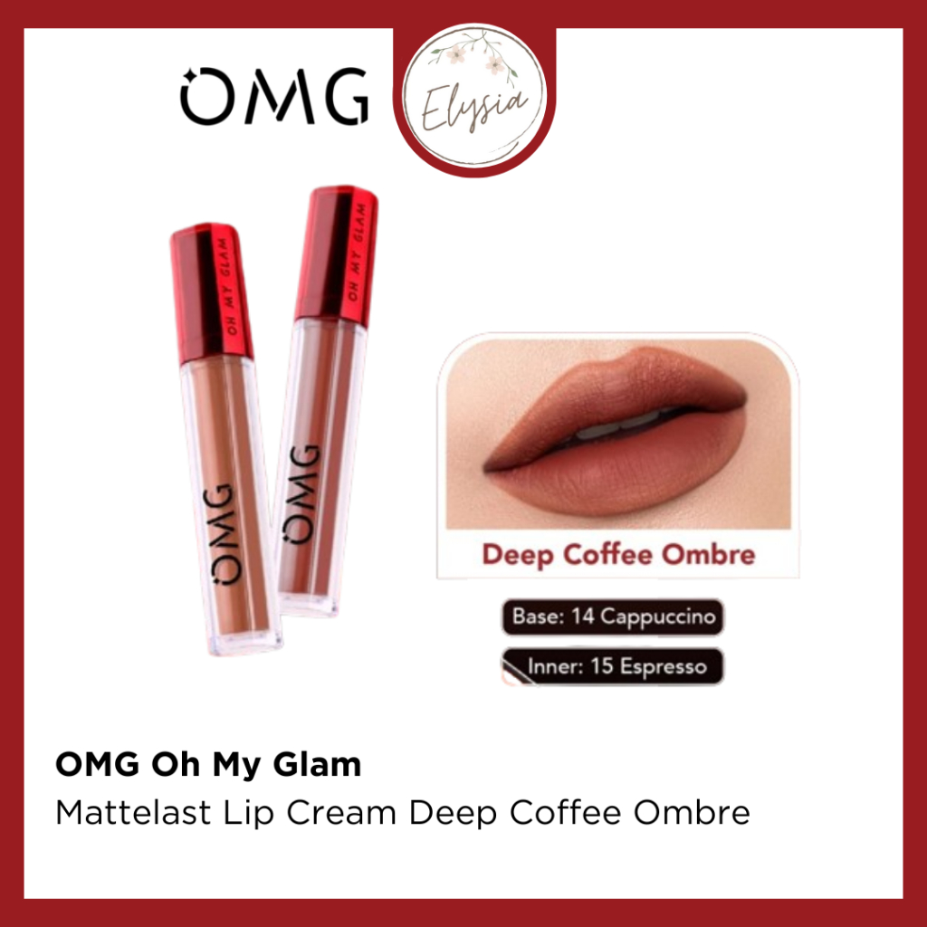 Jual Paket Ombre Lips OMG | Lipcream OMG Ombre Coffee Edition| Lipcream ...