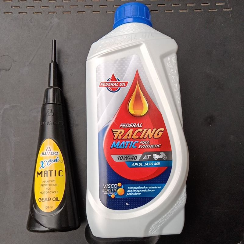 Jual Paket oli mesin dan gardan Federal Racing 1L dan gardan jumbo 150 ...