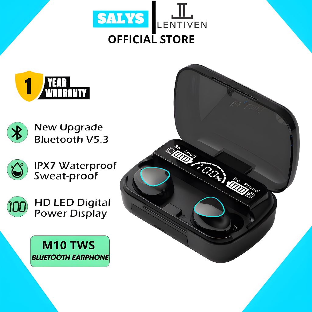Jual SALYS LENTIVEN TWS Earphone Bluetooth Headset Wireless Mini ...