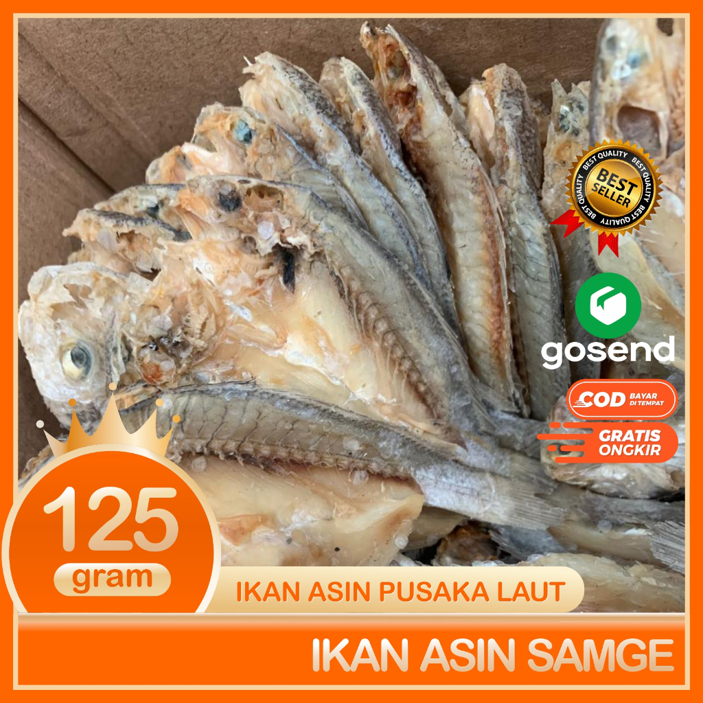 Jual Ikan Asin Samge Belah Ikan Asin Samge Super Kering Kepala Batu ...