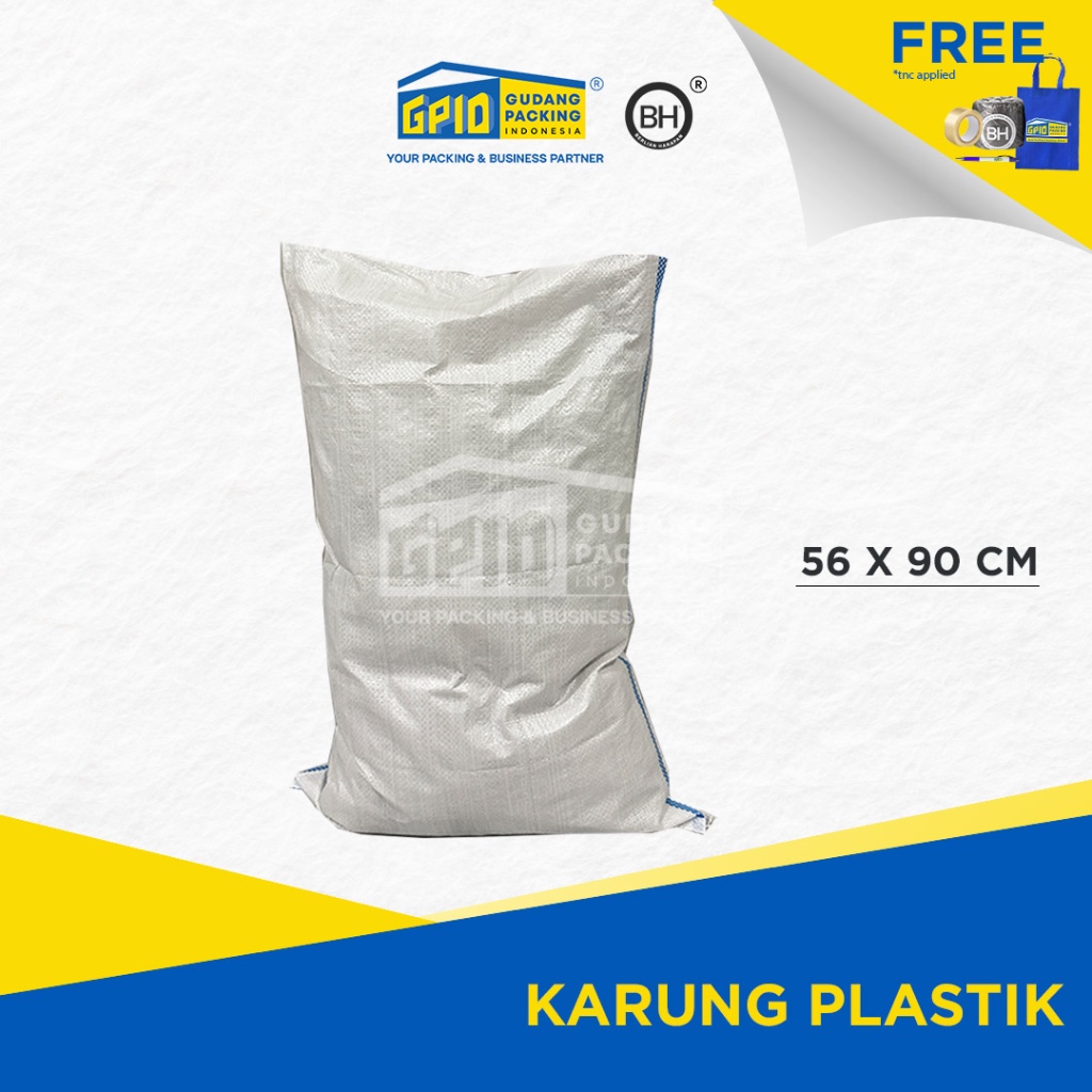 Jual Karung Plastik 50kg 56x90 (ISI 100 LBR) | Shopee Indonesia