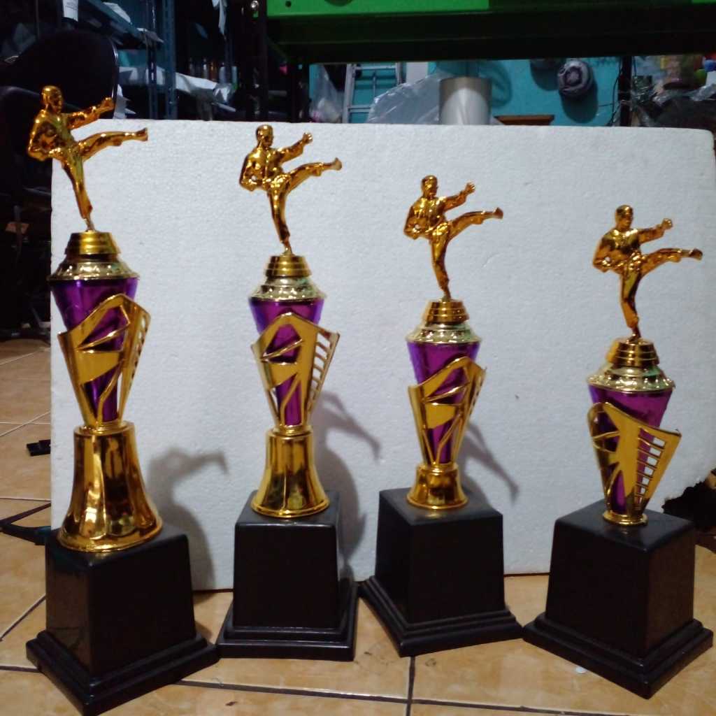 Jual Piala Lomba Juara 1 2 3 4 (PENCAK SILAT BODY UNGU RASER) "costum ...
