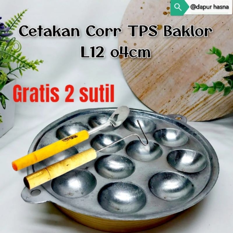 Jual Cetakan Martabak Telor / Cetakan Takoyaki Baklor Mini 12 Lubang ...