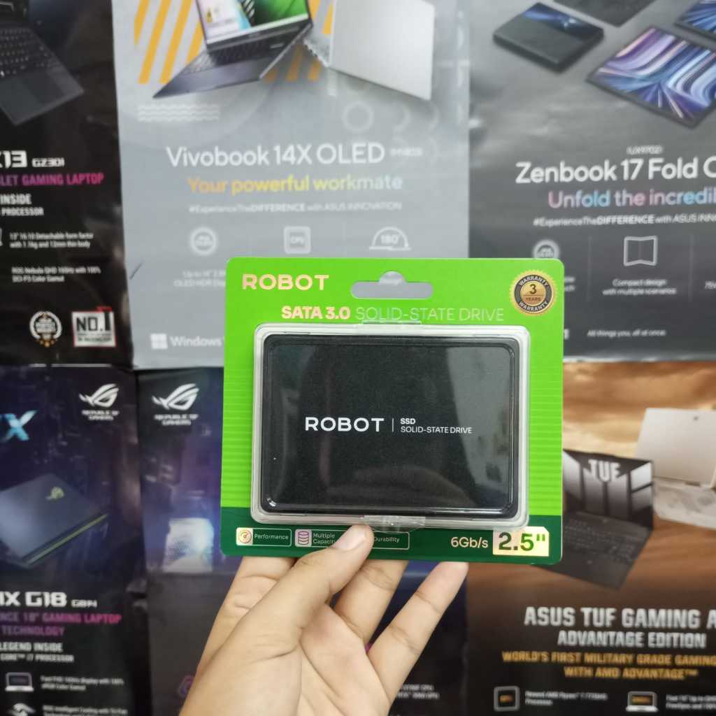 Jual SSD Robot Internal 2,5" SATA3 Kapasitas 128GB/256GB | Shopee Indonesia