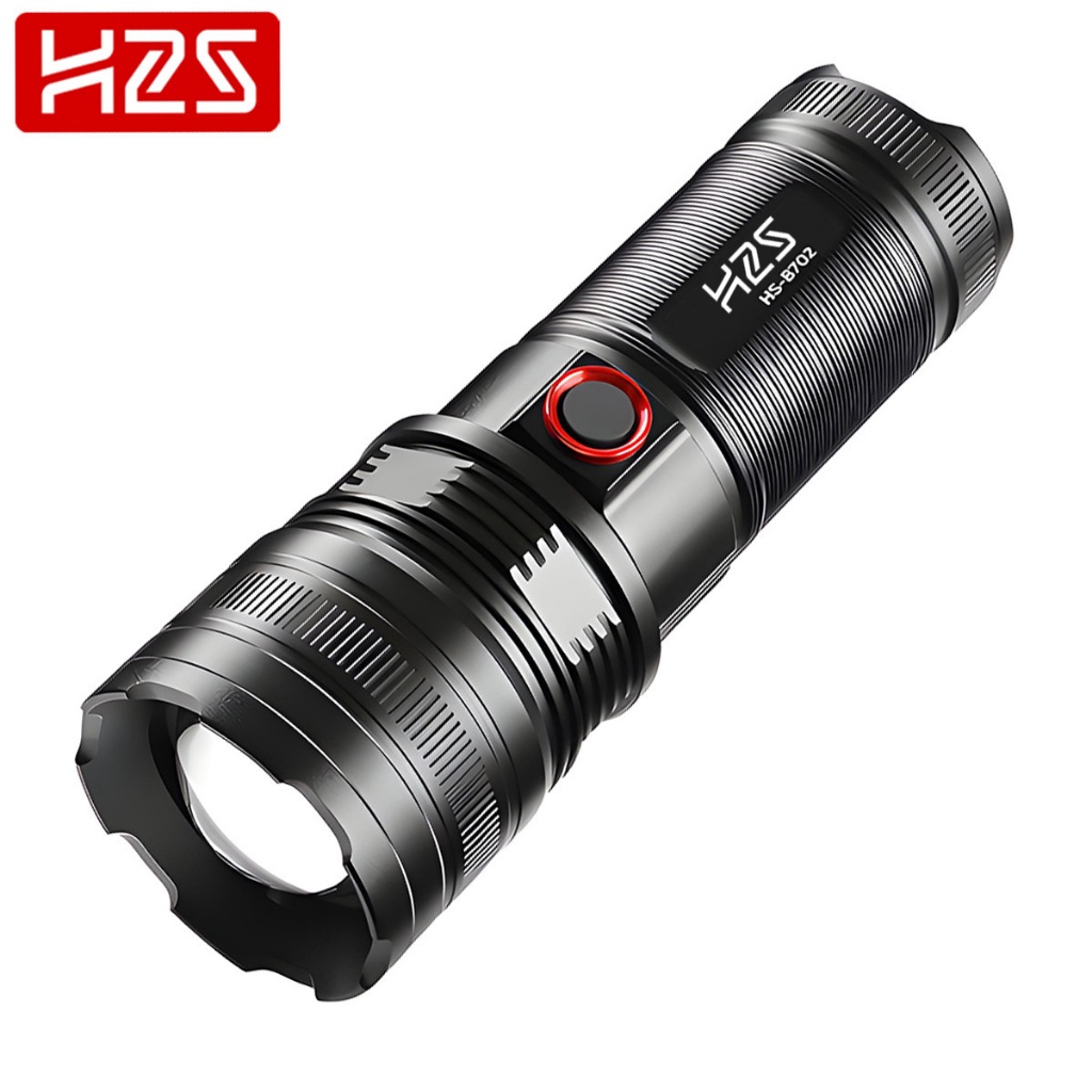 Jual H2S Senter Zoom In Out B70 2000 Lumens Flashlight HS-702 LED Laser | Shopee Indonesia