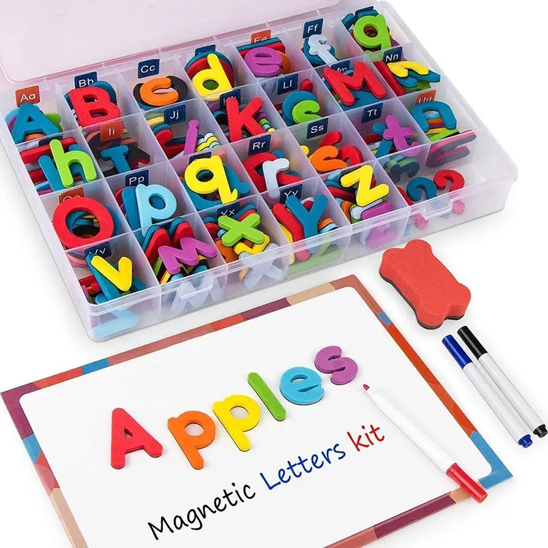 Jual Magnet Letters Educational Posters Mainan Movable Alphabet ...