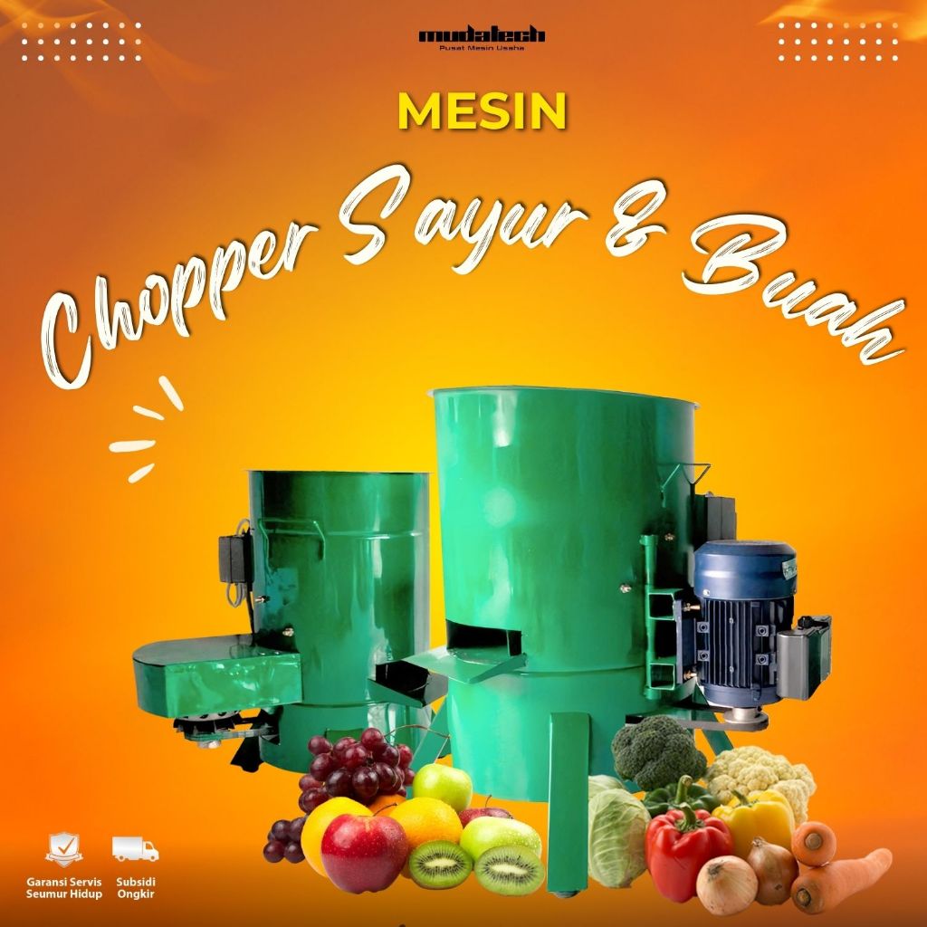 Jual Mesin Pencacah Cacah Sayur Buah Pakan Ternak Serbaguna Alat Rajang ...
