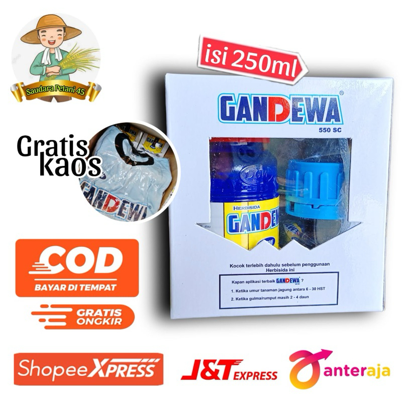 Jual Herbisida Gandewa 550SC 250ML - Obat Rumput/Gulma pada tanaman ...
