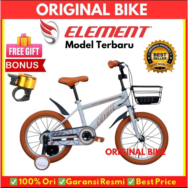 Jual Sepeda Anak 12 16 18 Mini ELEMENT COYOTE YOTEL Model Terbaru Clasic | Shopee Indonesia