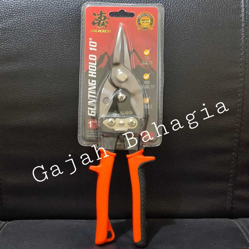 Jual SUGOI Gunting holo seng baja ringan Lurus 10 inch Hollow Aviation Snip | Shopee Indonesia