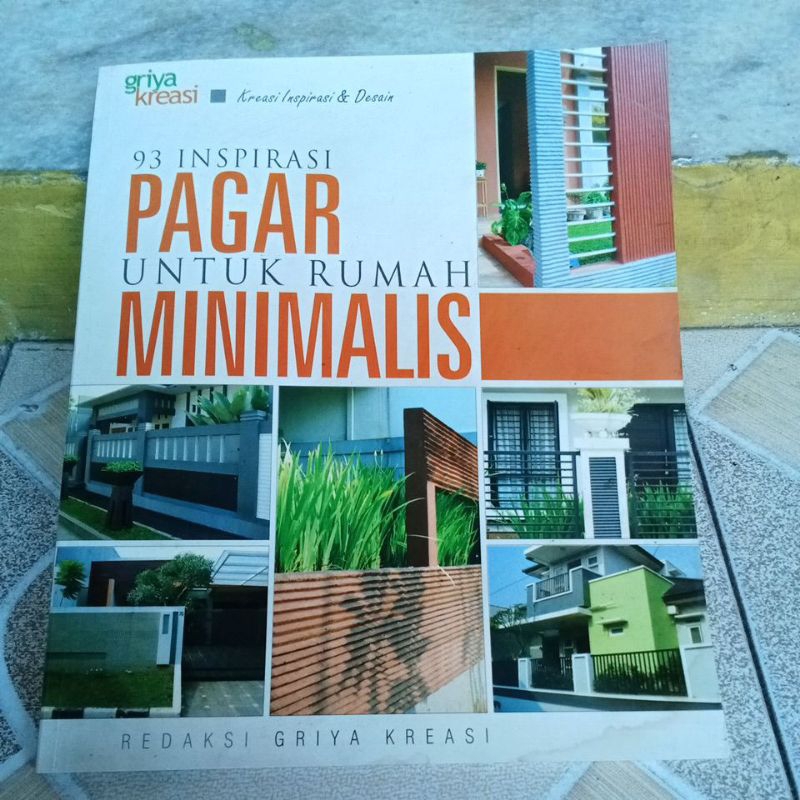 Jual Buku Arsitek - 93 Inspirasi Pagar Untuk Rumah Minimalis | Shopee ...