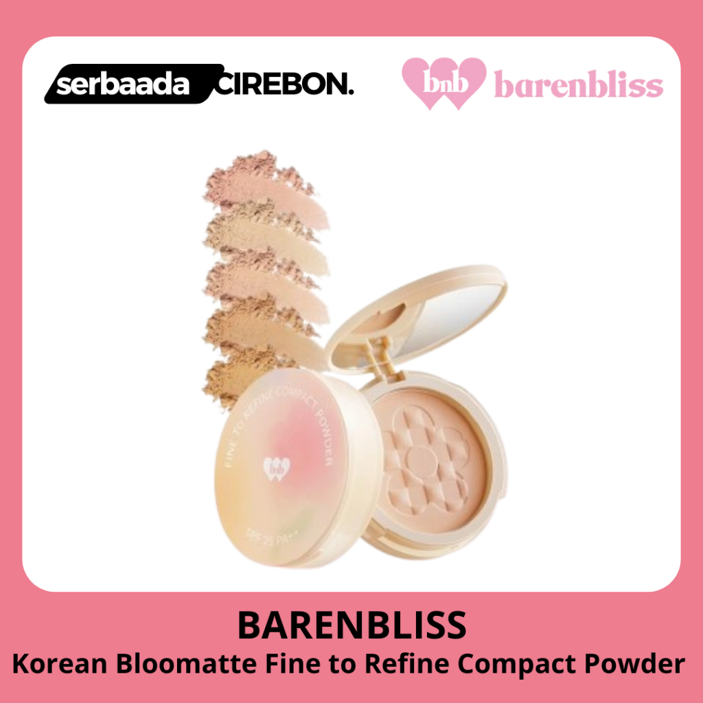 Jual BNB barenbliss Korean Bloomatte Fine to Refine Compact Powder (24H ...