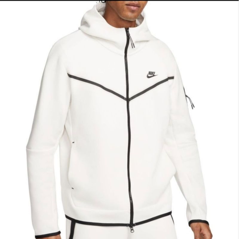Jual Nike Tech Fleece White Mirror 1:1 100% fleece | Shopee Indonesia