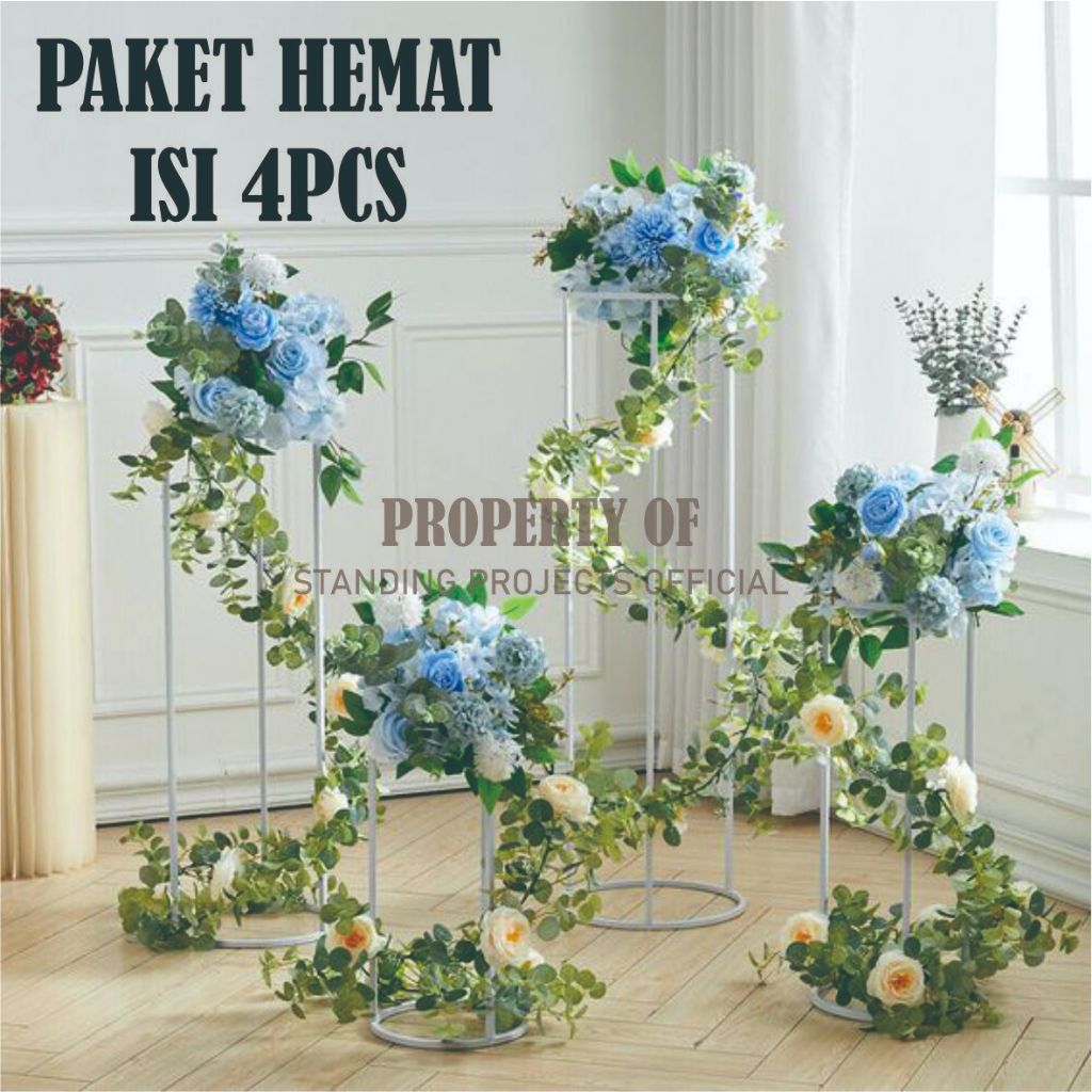 Jual Paket Hemat Standing Bunga (ISI 4) - Standing Bunga - Tempat Pot ...