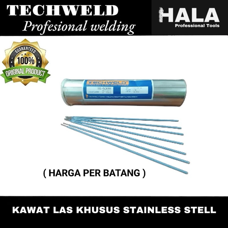 Jual TECHWELD - KAWAT LAS KHUSUS STAINLESS (HASIL LAS SANGAT KUAT ...