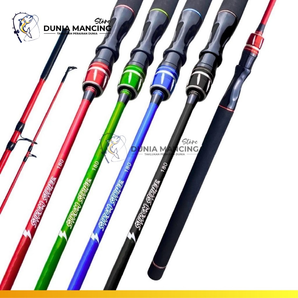 Jual Joran Pancing Strom Strike Spinning Rod Fishing Action Medium ...