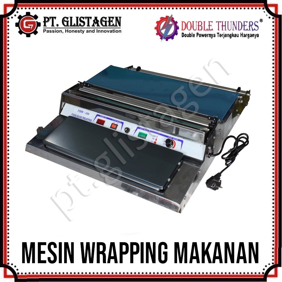 Jual DT HW-450A Mesin Wrapping Pembungkus Makanan Plastik Wrap Hand ...