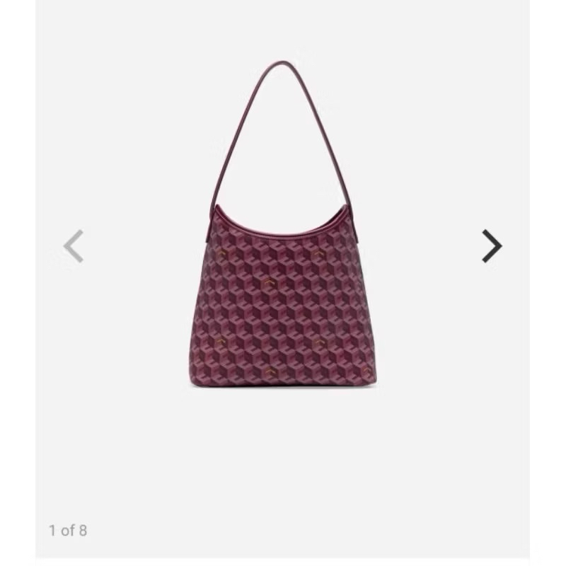 Jual christy Akesso mini Hobo Bag medium maroon original | Shopee Indonesia