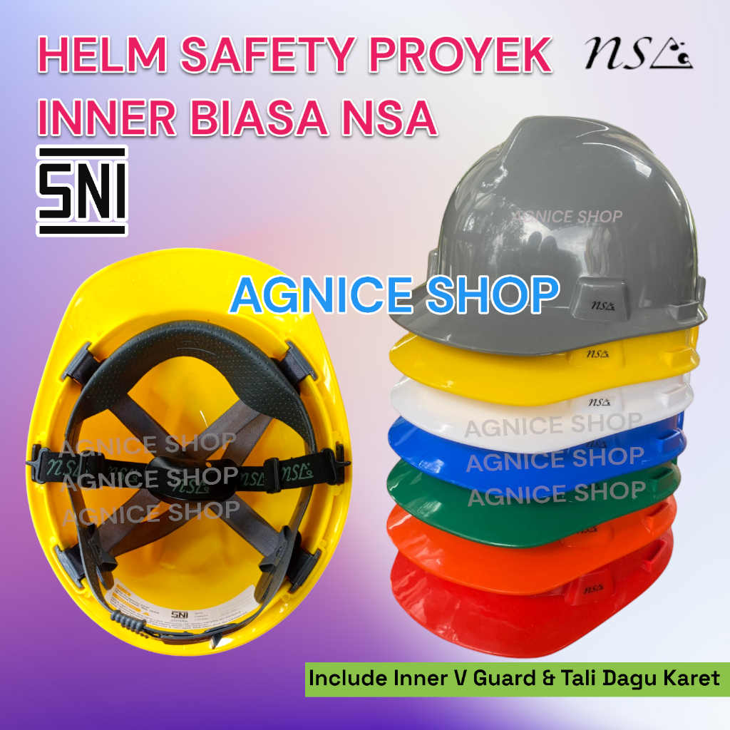 Jual Helm Safety Proyek NSA STANDARD INNER BIASA V-806 SNI V Guard ...