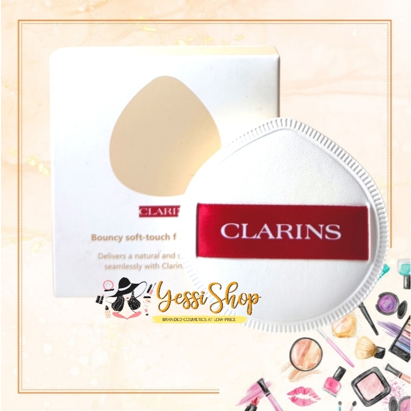 Jual Clarins Bouncy Soft-Touch Foundation Puff | Shopee Indonesia