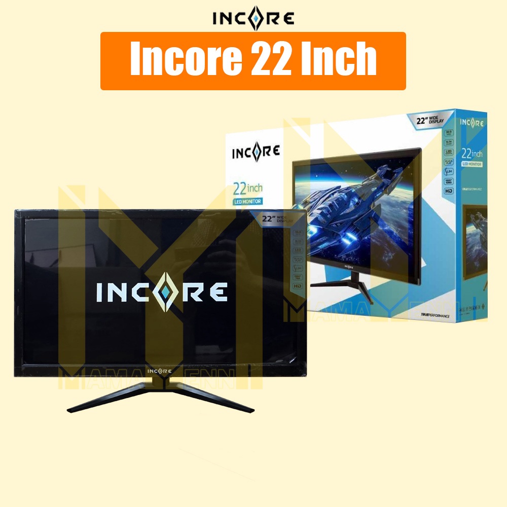 Jual Monitor Incore 22" Full HD (1920x1080) HDMI & VGA / LED 22 Inch ...