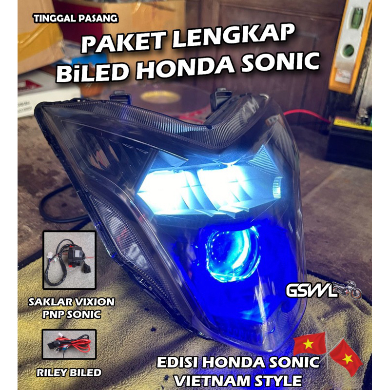 Jual Biled Vietnam Style PNP Honda Sonic 150R | Shopee Indonesia