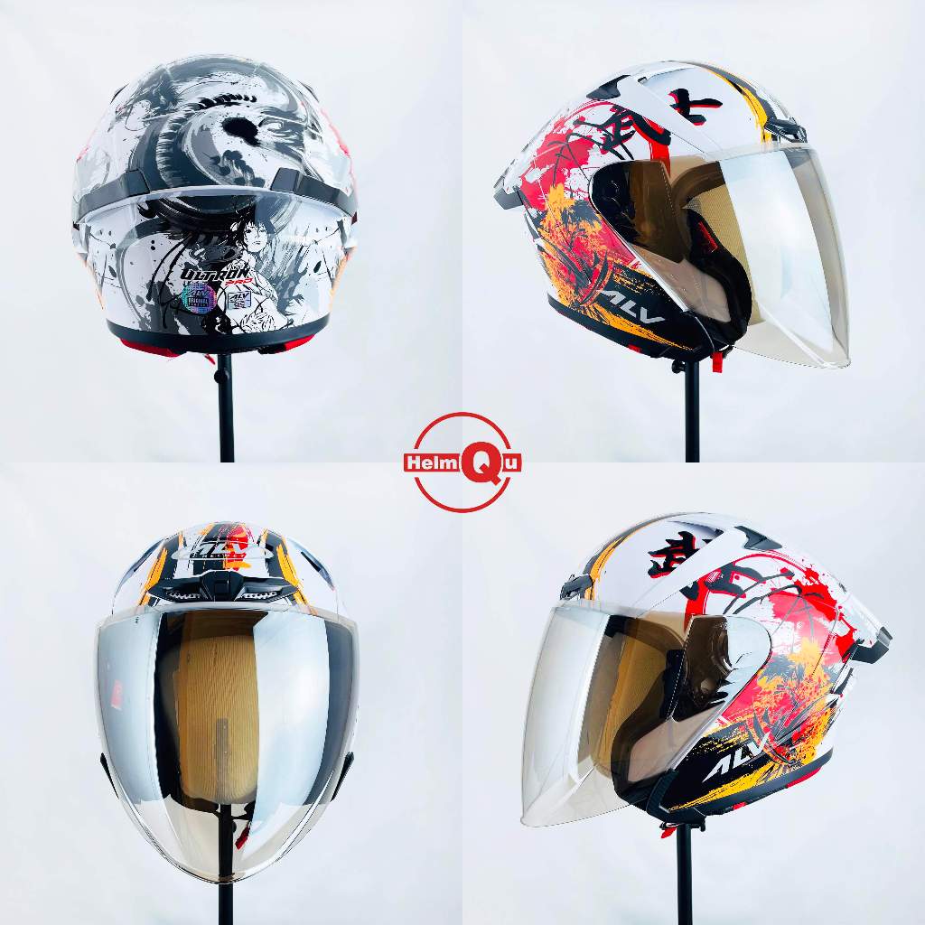 Jual HELM ALV ULTRON PRO NOBUSHI SERIES | HELM HALFFACE STANDAR SNI 100 ...